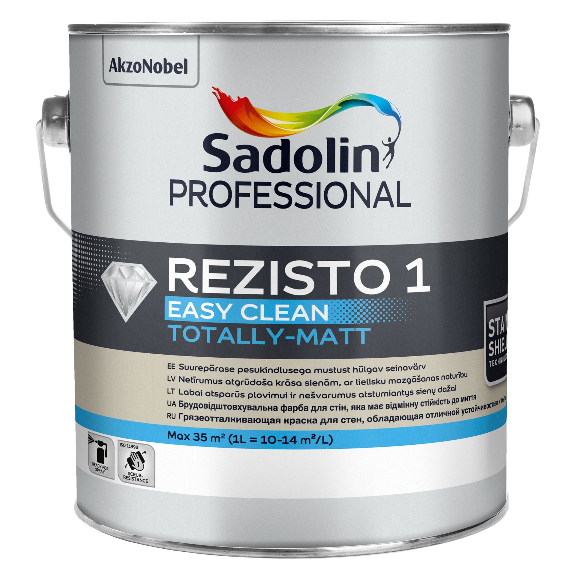 Seinavärv Sadolin Rezisto 1 valge 2,5l | Karl Bilder e-teenindus