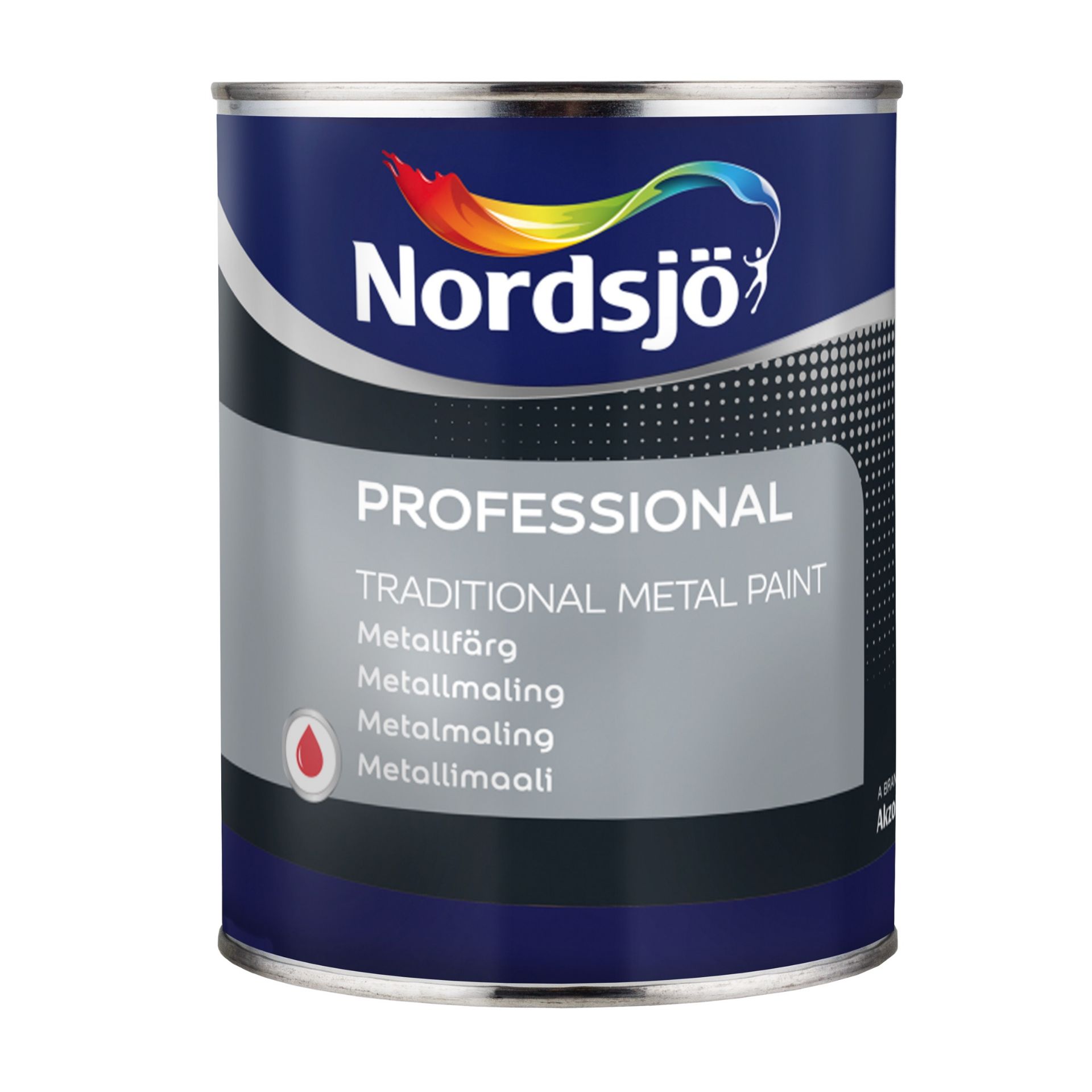 Metallivärv Nordsjö Professional Metal Paint valge BW 1l | Karl Bilder ...