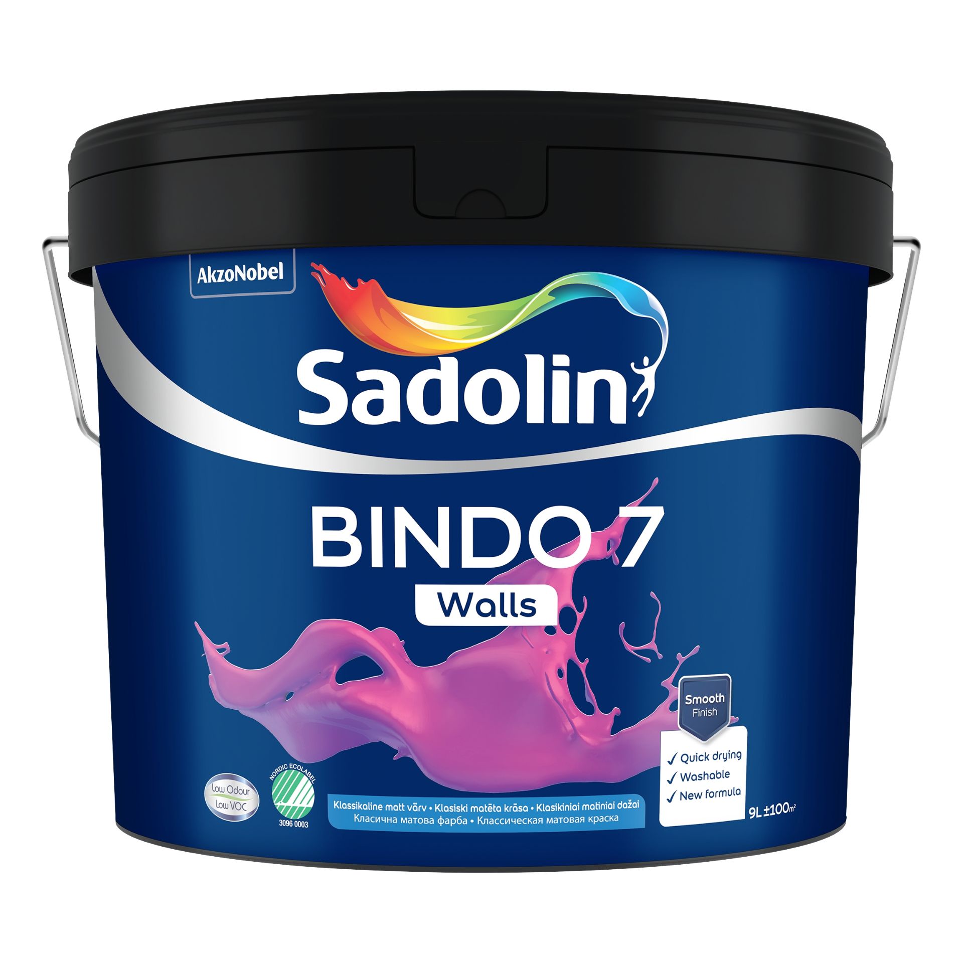 Seinavärv Sadolin Bindo 7 valge BW 9l | Karl Bilder e-teenindus