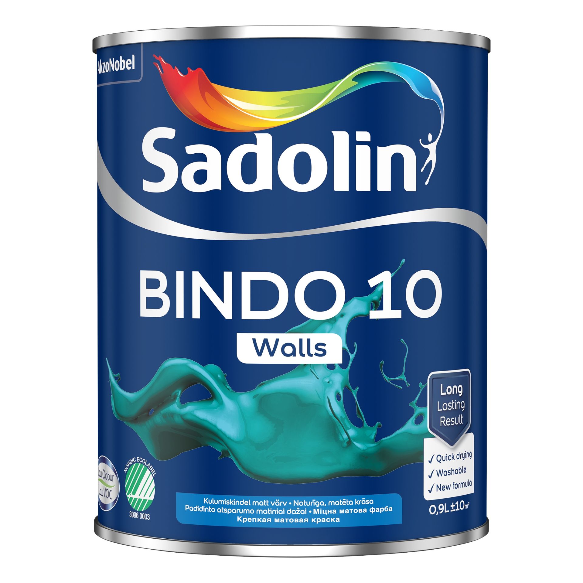 Seinavärv Sadolin Bindo 10 valge BW 0,9l | Karl Bilder e-teenindus